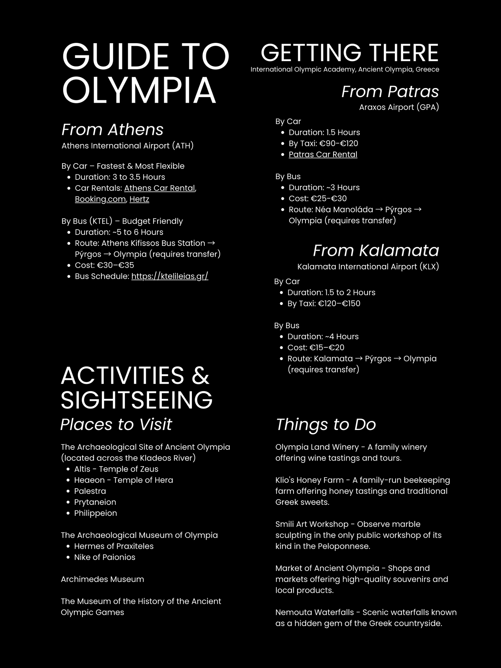 GETTING THERE 1st International Humanoid Olympiad